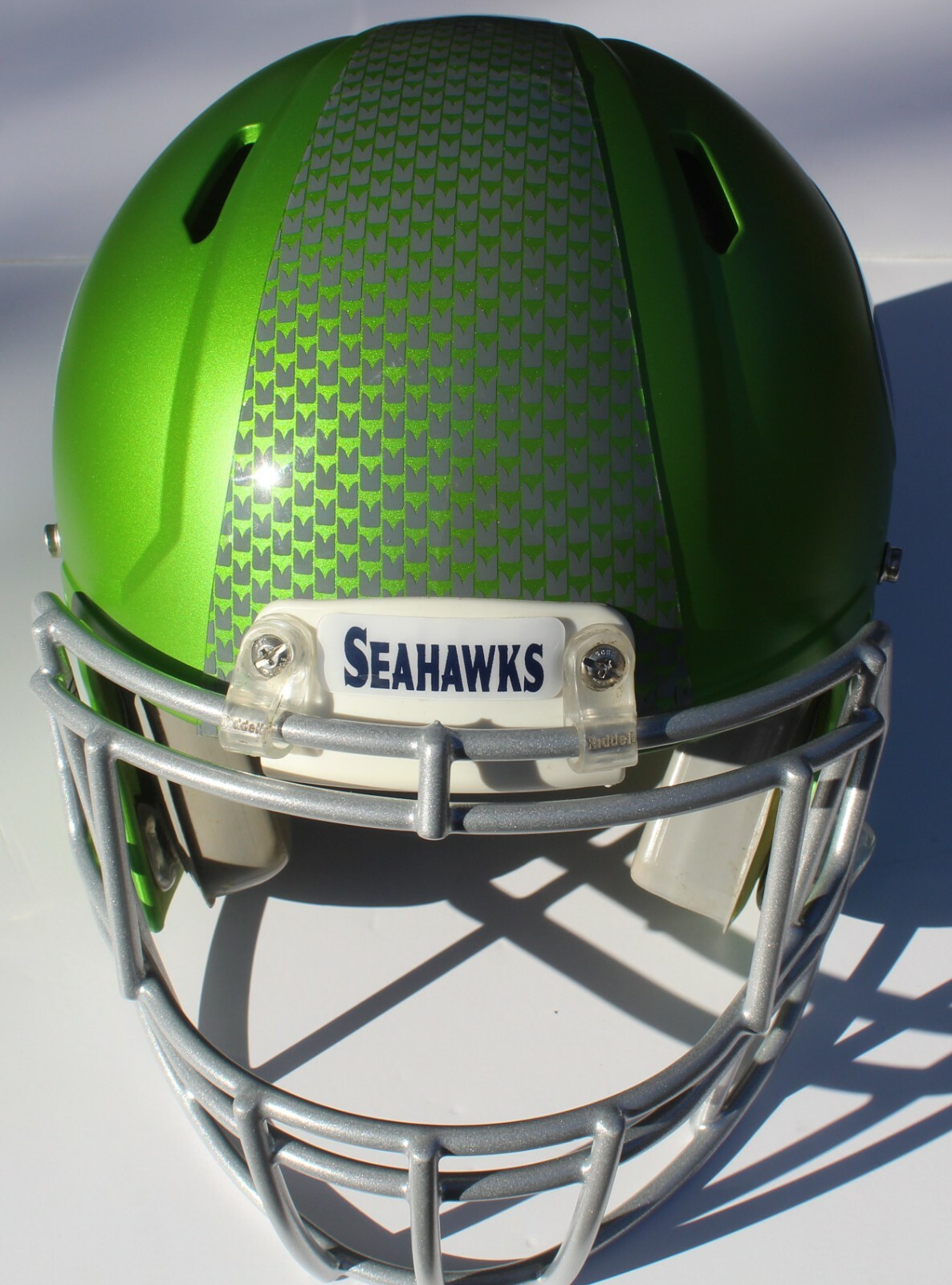 Seattle Seahawks Custom Speed Blaze Football Helmet QB Decals Used ...