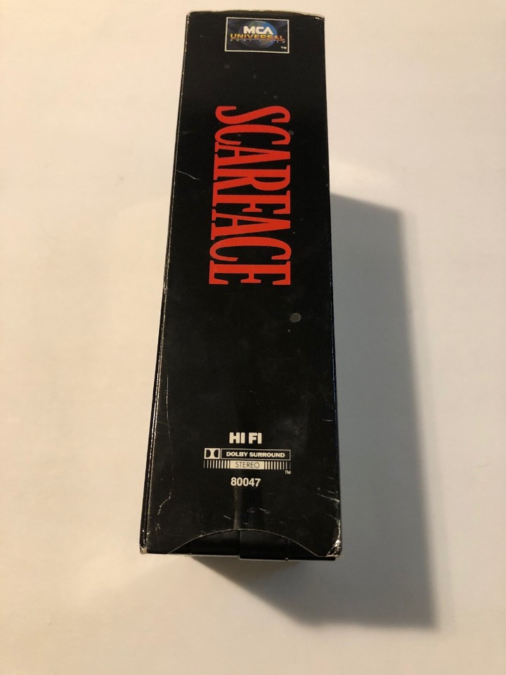 Scarface VHS Box Set 1983 Al Pacino Gangster Movie Universal Studio Al ...
