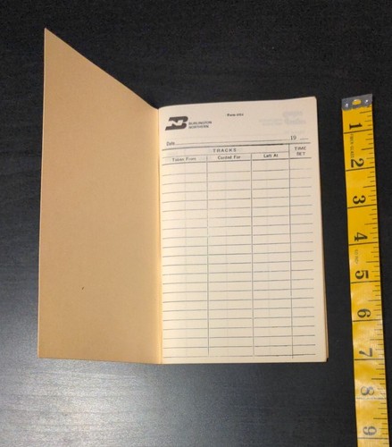 Burlington Northern Railroad Form 4024 Booklet Vintage | eBay