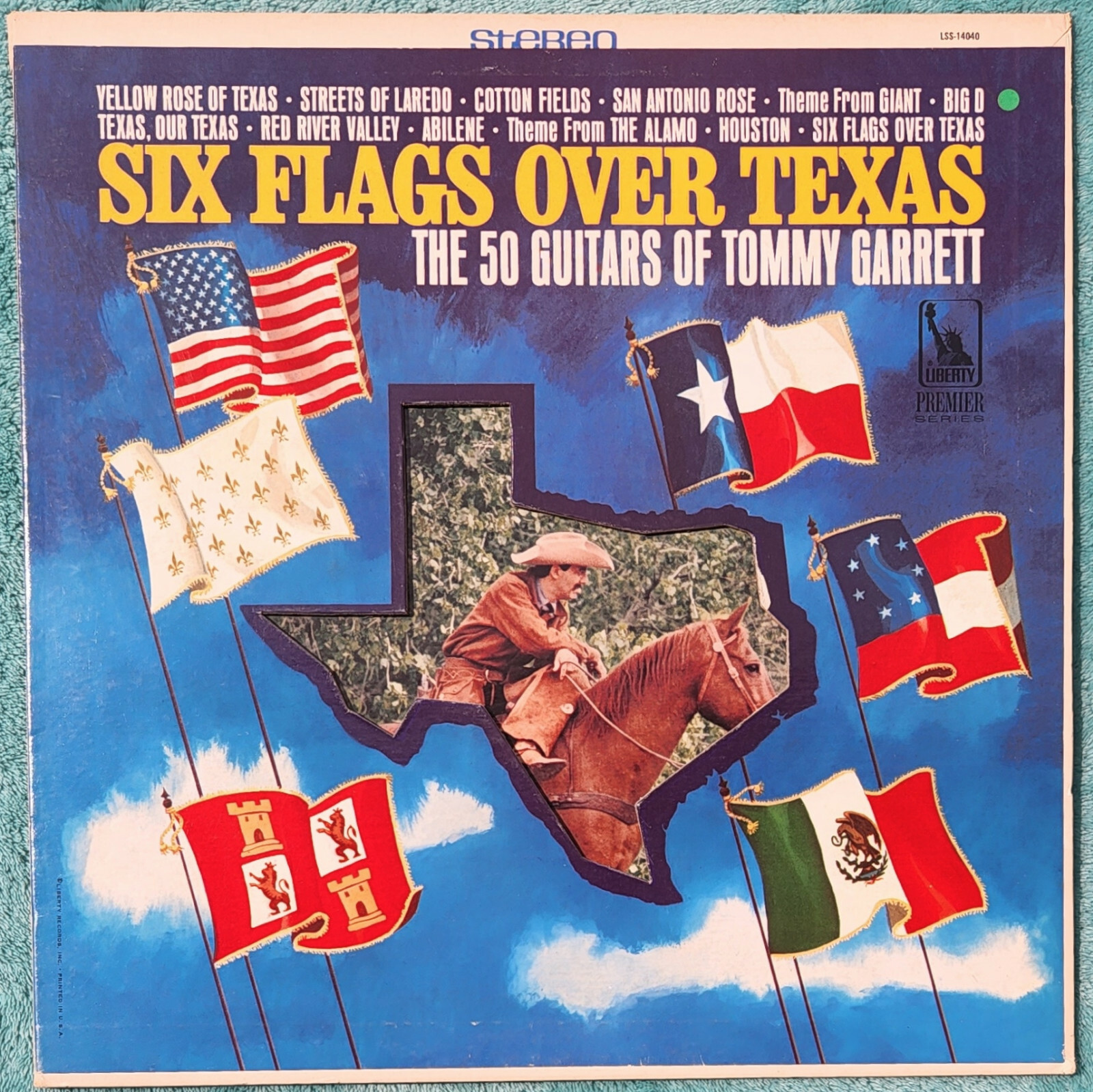 The 50 Guitars Of Tommy Garrett Six Flags Over Texas LP 1962 Vinyl ...