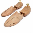 2pcs Cedar Wooden Leather Shoe Shaper Tree Spring Loaded Sneaker Boot ...