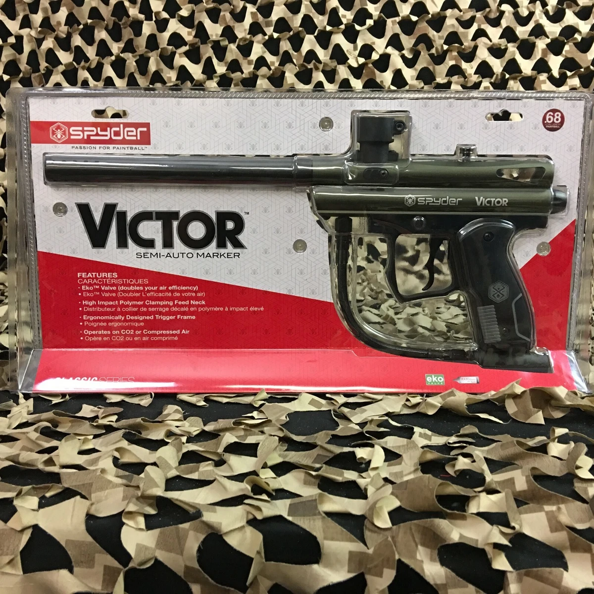 Spyder Paintball Gun Green