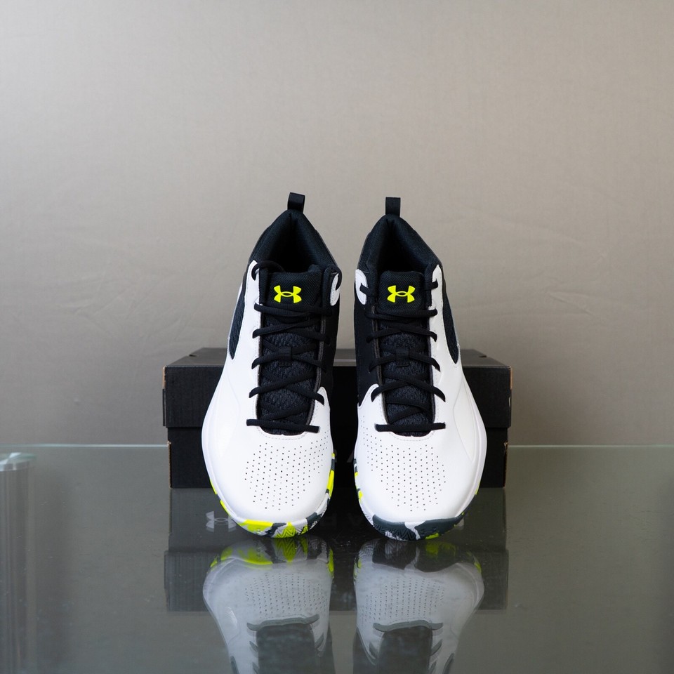 Under Armour Lockdown 5 Men's Training Sneaker Basketball Shoes White ...