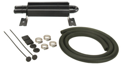 2 Pass Power Steering Cooler Kit - Aluminum Tube Type, 11/32" Hose Barb ...