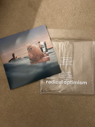 radical optimism exclusive deluxe vinyl by dua lipa (signed insert ...