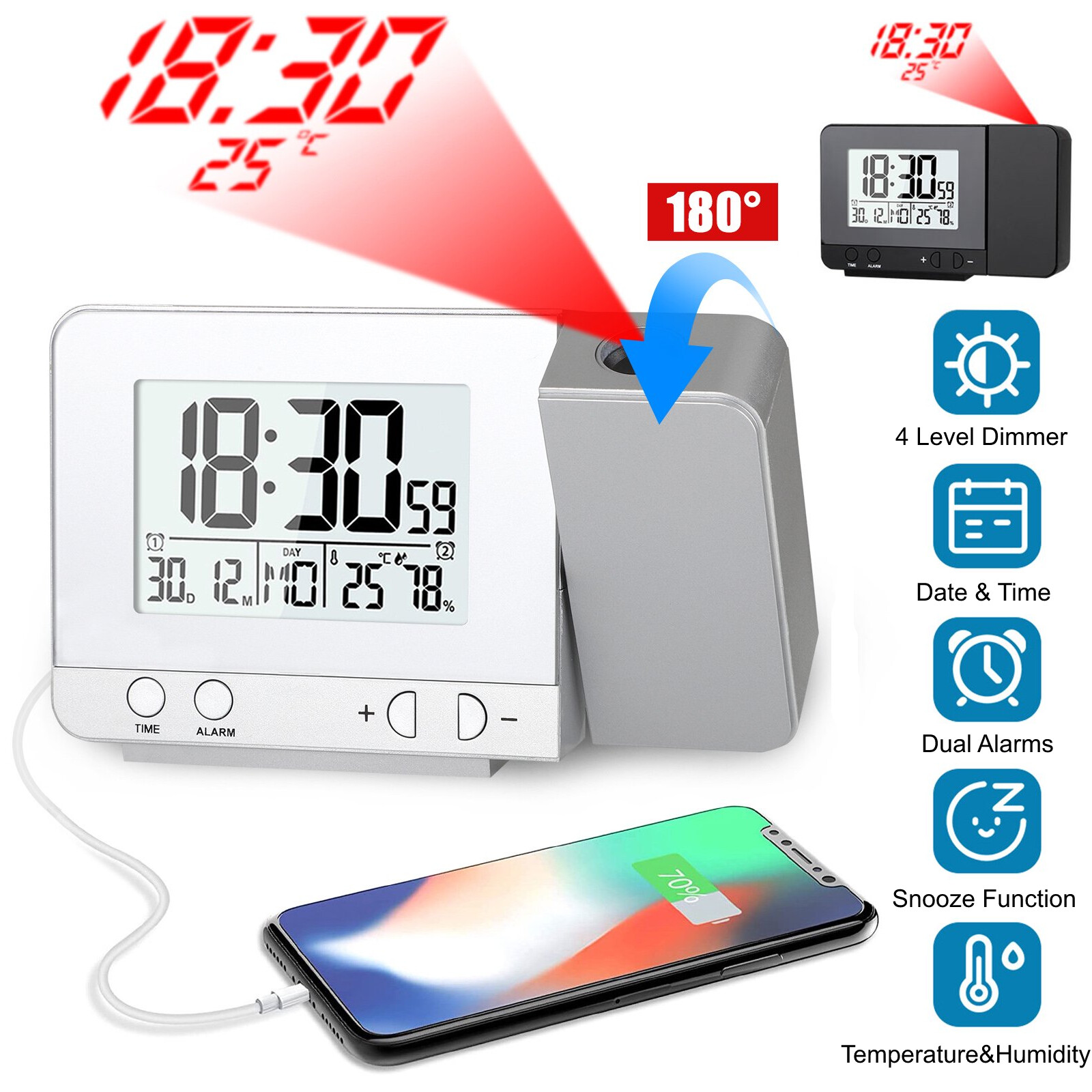 Weather Projection Clock