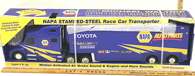 2006 First Gear Napa Michael Waltrip Race Car Transporter Engine Horn ...