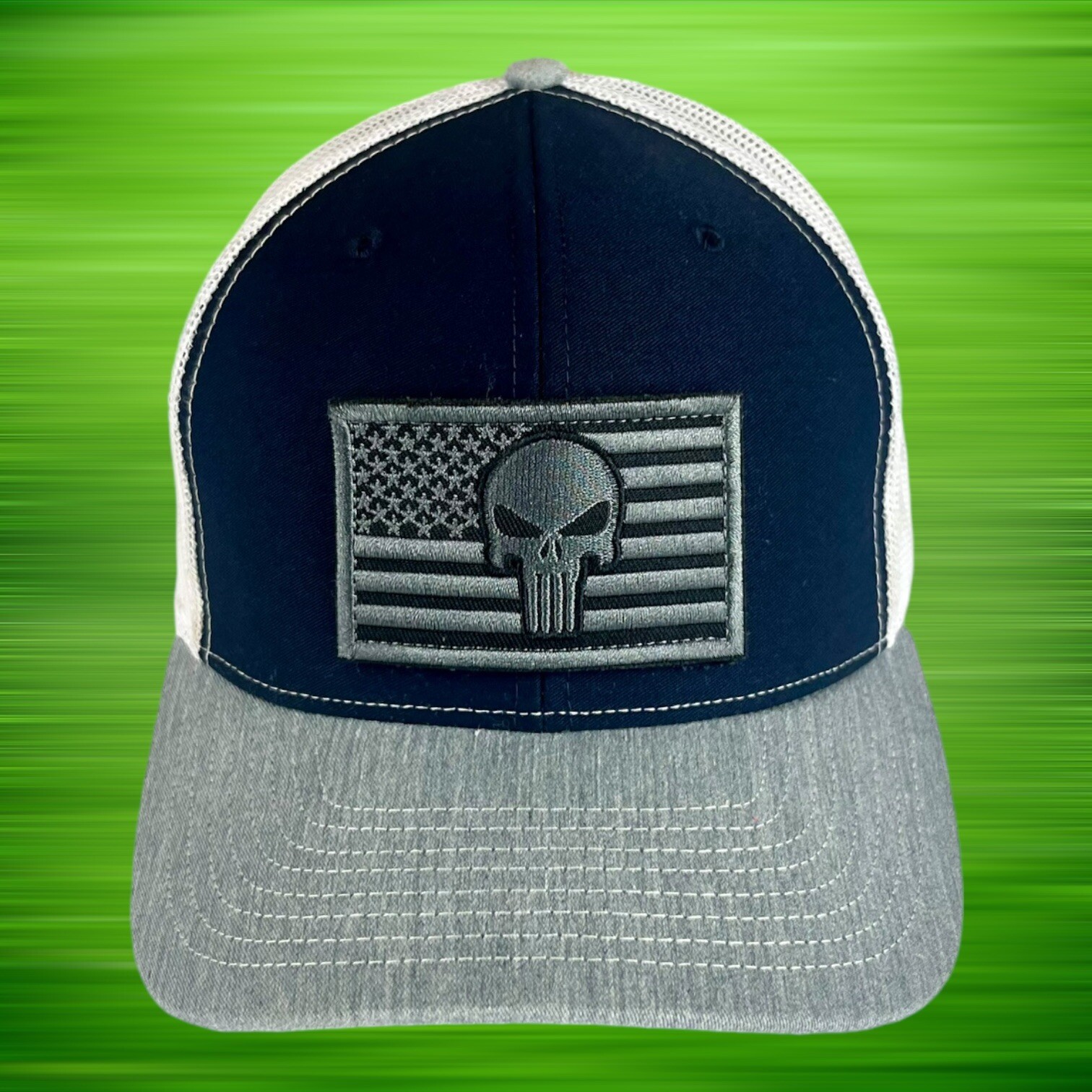 Richardson 112 American Flag Punisher Patch Cap Truck… - Gem