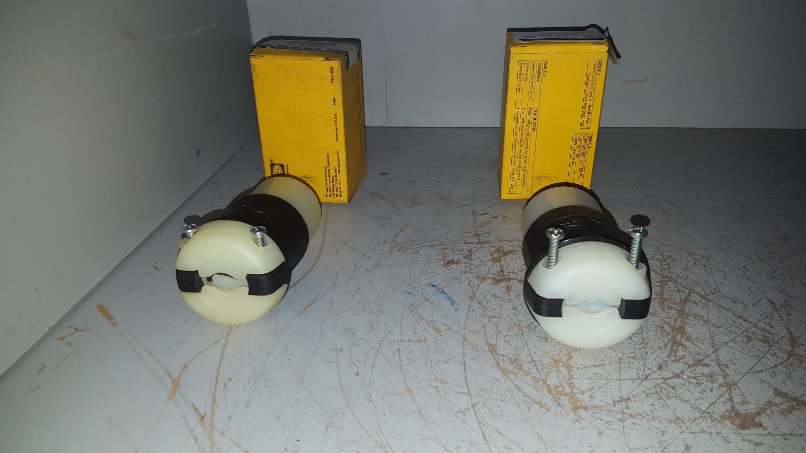 Lot of 2 Robin, Hubbell Female AC Connector, 30A, 125V, 9RGV0008 | eBay