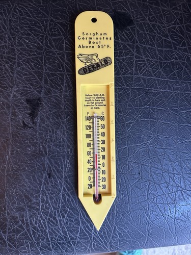 Dekalb Seed Promotional Thermometer Sorghum Seed Farm Advertising ...