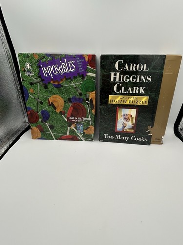 BEPUZZLED IMPOSSIBLES Borderless Puzzles Complete Sets - Never Used ...