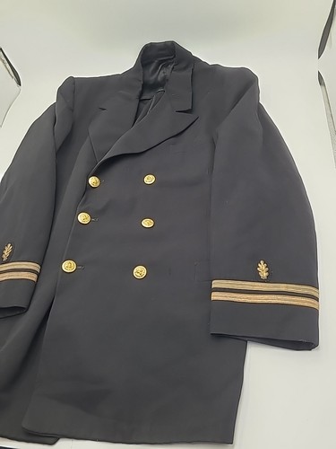VTG U.S. Navy WWII Navy Blue Wool Uniform 38R Jacket Blazer Medical Officer | eBay
