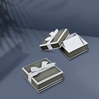 14k Diamond-cut Hearts 3-Station 10 inch Plus 1 inch Extender - Total ...