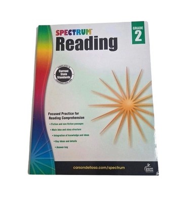 Spectrum 2nd Grade Reading Comprehension Workbooks, Spectrum Grade 2 ...