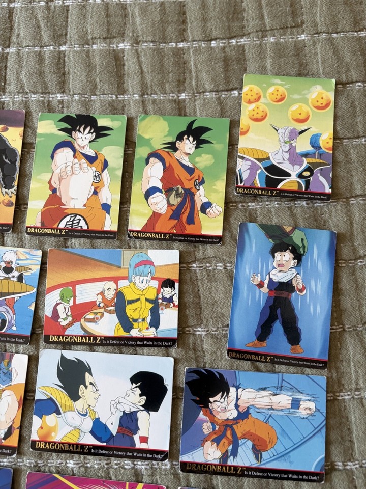 VINTAGE Dragon Ball Z Card Lot of 16 Cards - RARE | eBay