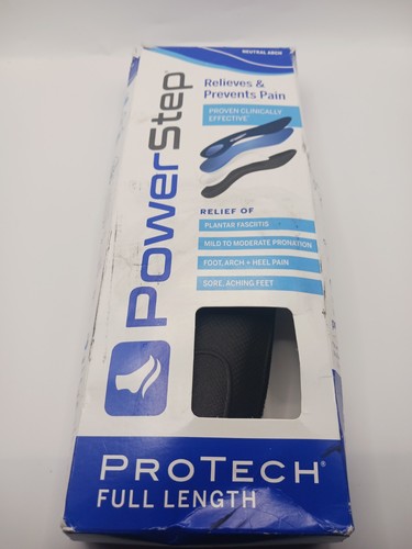 Powerstep Protech Full Length Neutral Arch Support Orthotic Insoles | eBay