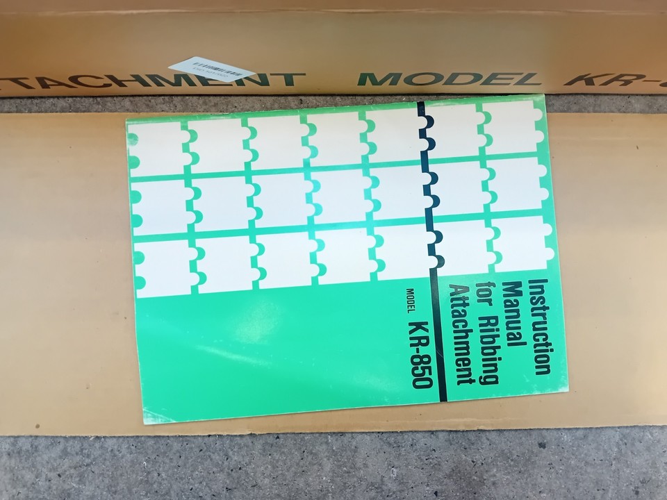 Brother Ribber Attachment KR 850 For Knitting Machine With Box | eBay UK