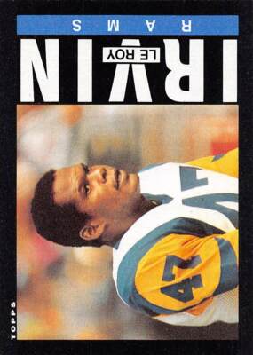 LeRoy Irvin 1985 Topps #82 LA Rams ID:24270 | eBay