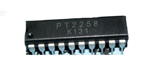 10pcs PT2258 six-channel volume control chip IC integrated block new ...