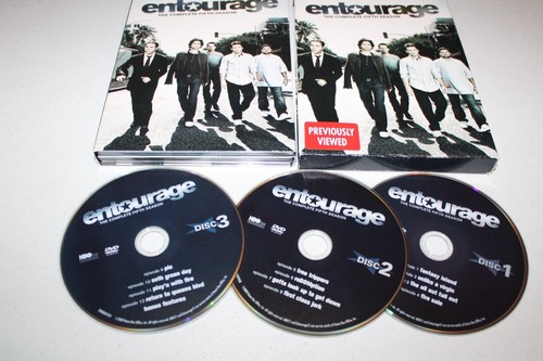 Entourage : The Complete Fifth Season (DVD, 2009, 3-Disc Set) Kevin ...