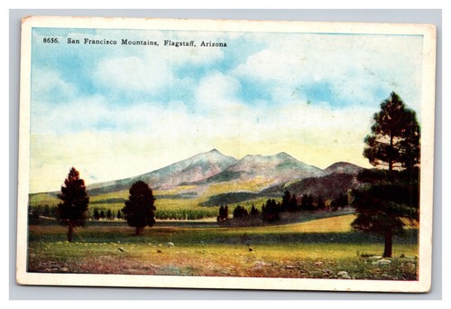 Vintage 1920s Postcard San Francisco Mountains, Flagstaff, Arizona | eBay