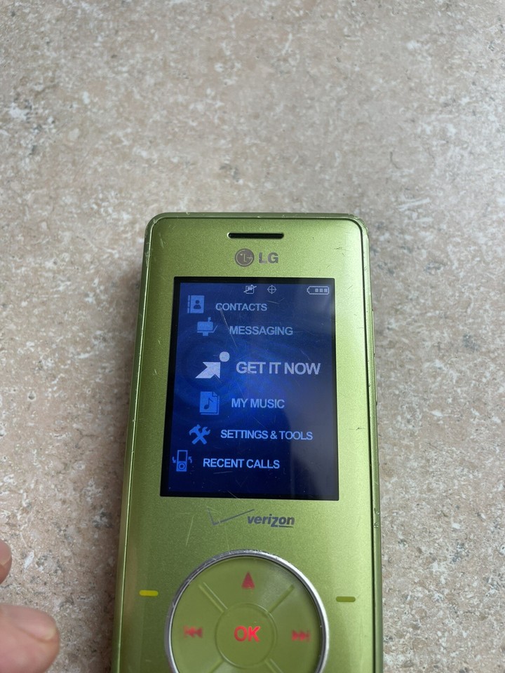 LG Verizon Chocolate Phone Green in Box Read Description | eBay