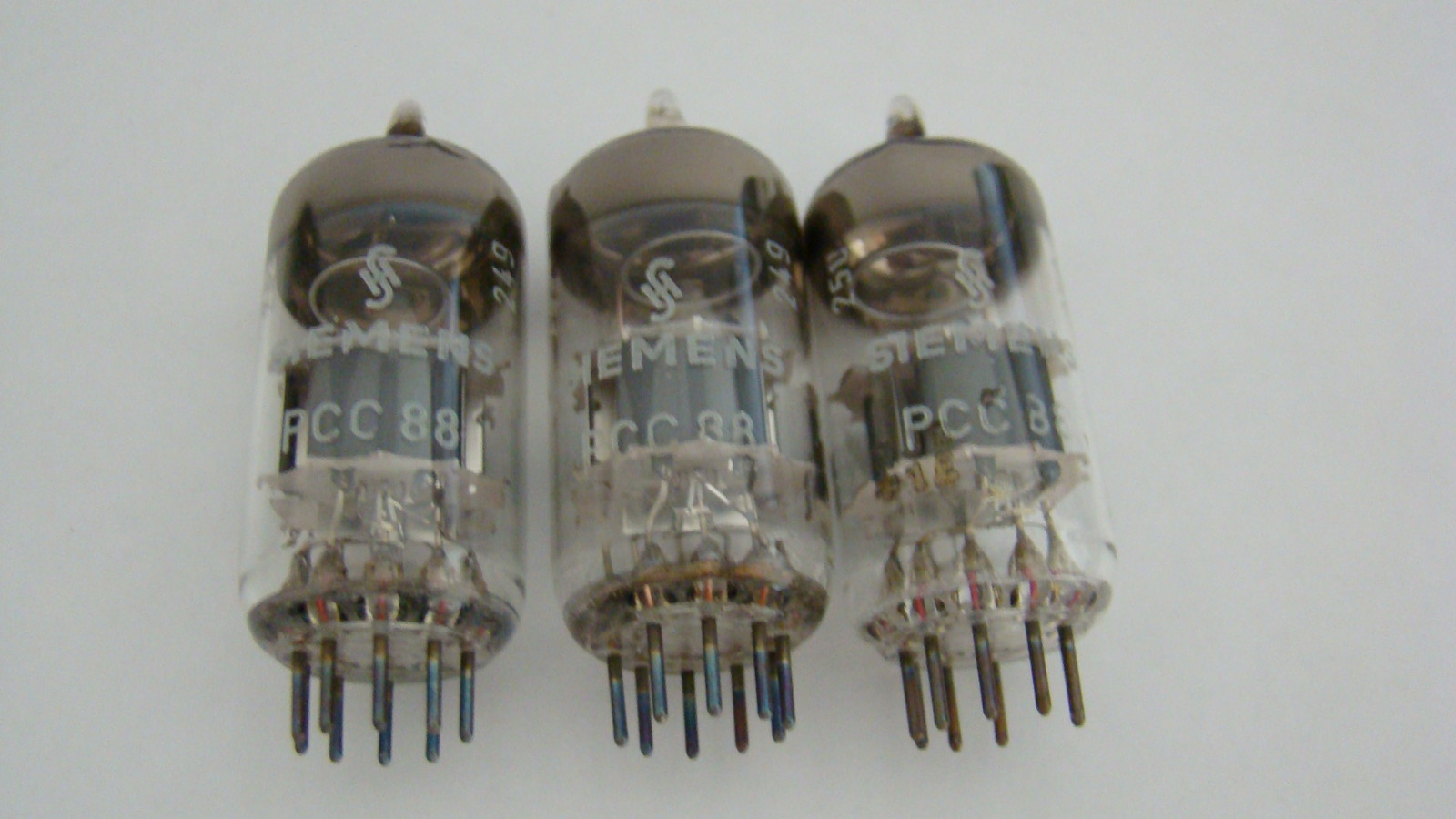 3 SIEMENS PCC88 TUBE CLOSE TO ECC88 TESTED ON METRIX 310 TUBETESTER | eBay