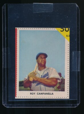 1955 Golden Stamp Roy Campanella (HOF) Hand-Cut from Cover of Book | eBay