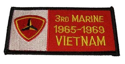 USMC THIRD III 3RD MARINE DIVISION MARDIV 1965-1969 VIETNAM PATCH ...
