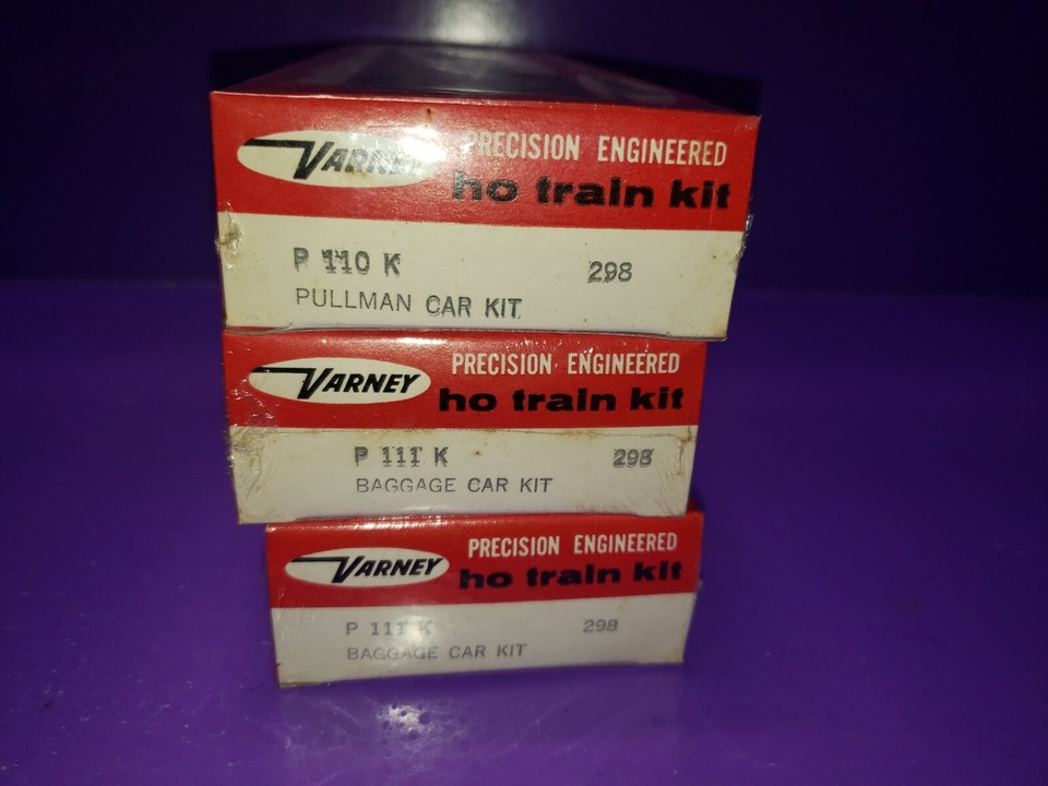 VINTAGE VARNEY HO Scale railcar Lot assorted MODELS TRAIN CARS GREAT ...