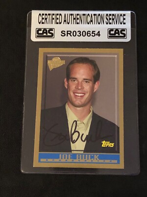 JOE BUCK 2004 TOPPS FAN FAVORITES SIGNED AUTOGRAPHED CARD #141 CAS ...