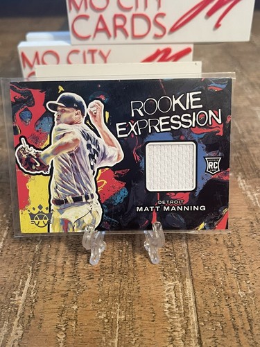 2022 Panini Diamond Kings Rookie Expression Matt Manning Jersey RC #RE ...