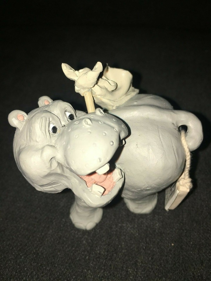 SIMSON GIFTWARE BIG BUT-HIPPO 3"H. (BUT...I'M SORRY). | eBay