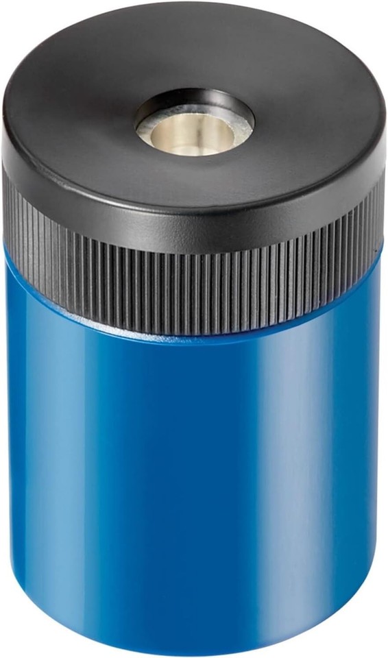pencil sharpener, premium quality sharpener with screw-on lid, prevents ...