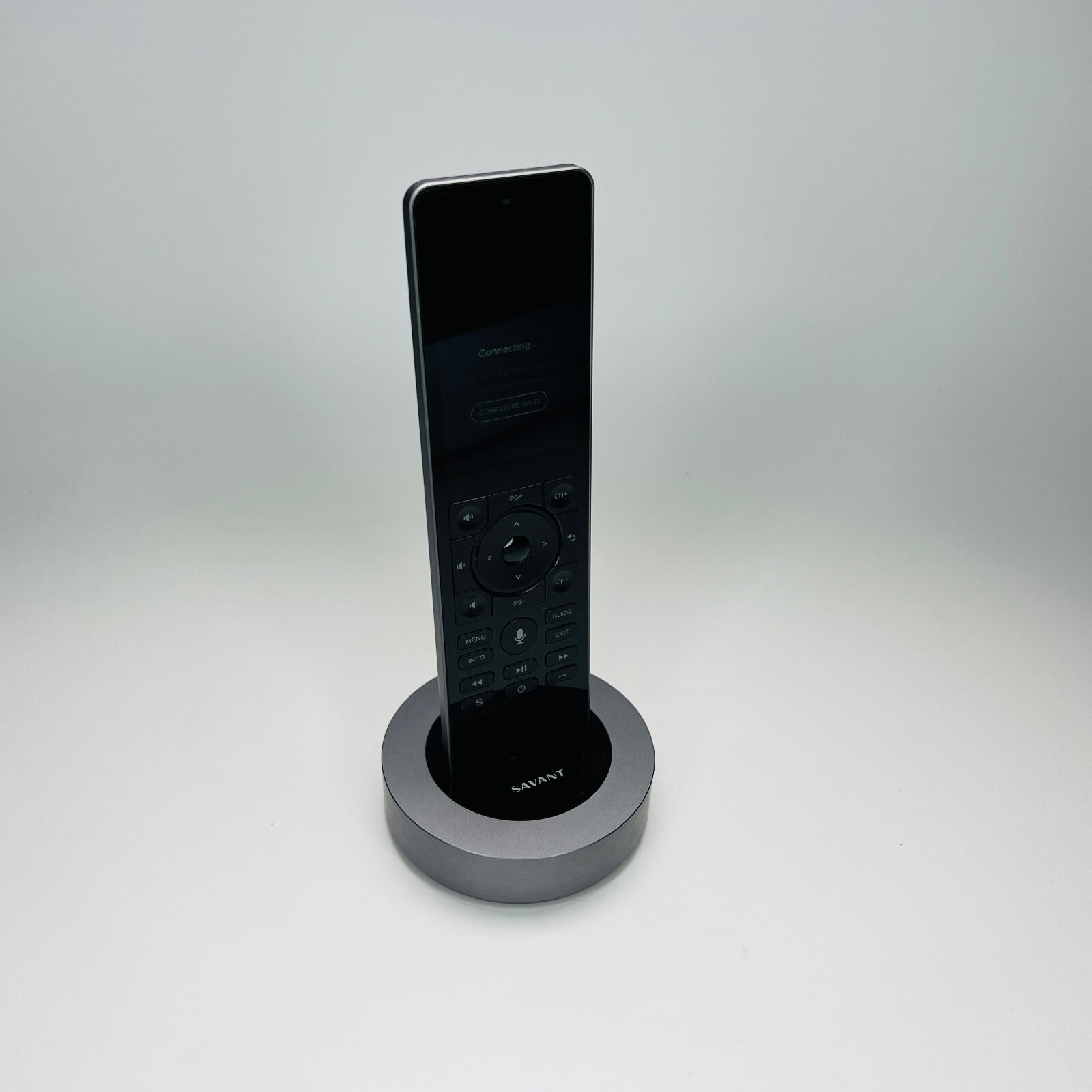 Savant Pro X2 Remote Control REM-4000SG-00 w/ Cradle Parts/Repair READ ...