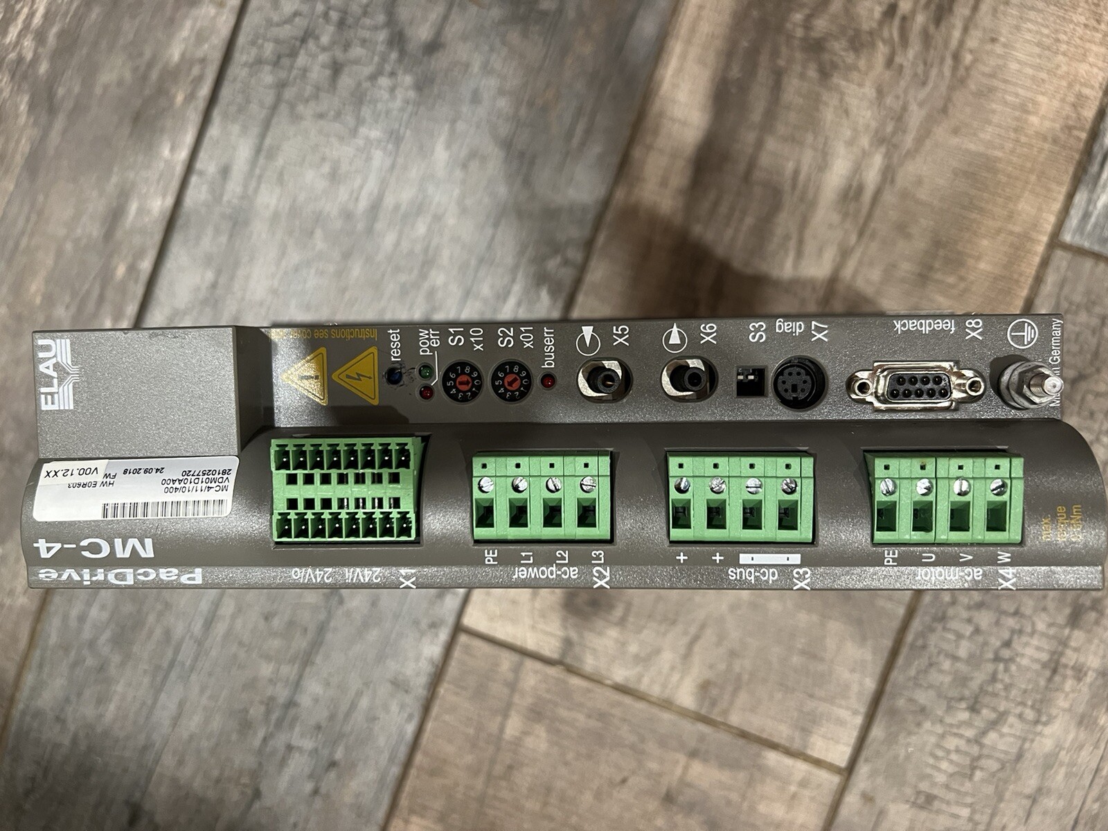 Schneider Electric MC-4/11/10/400 Elau MC-4 PacDrive Servo Drive 10A ...