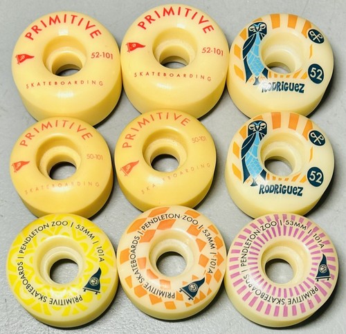 Lot-9 NOS RARE Primitive Paul Rodriguez Pendleton Zoo Skateboard Wheels ...