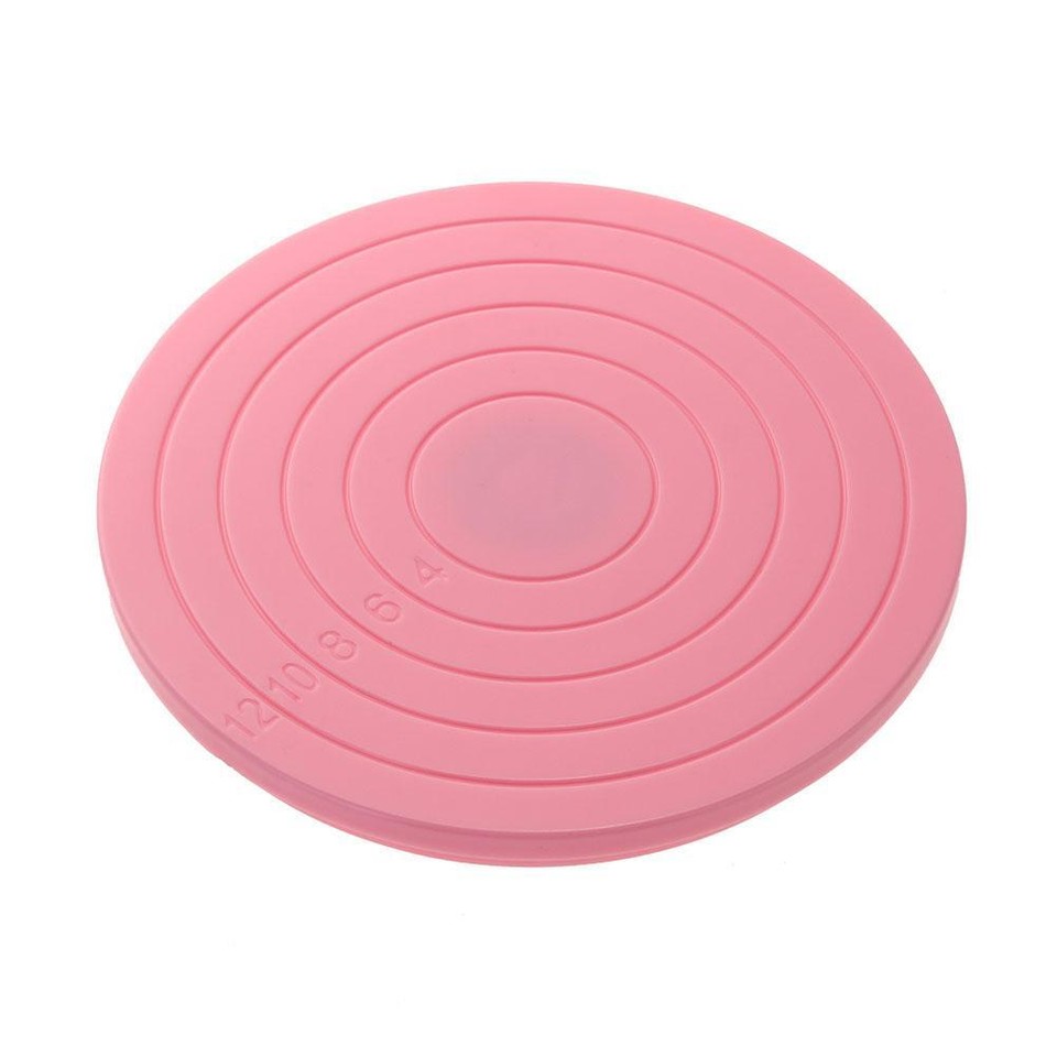 Rotating Cake Board Multi-Function 360 Degree Revolving Cake Pad Baking ...