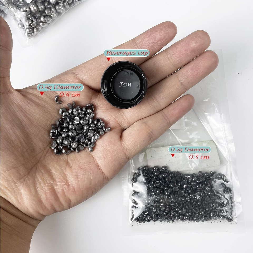 Removable Split-shot,500pcs Lead Sinking Split Shots Fishing Sinkers ...