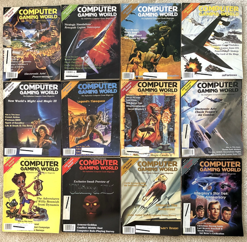Computer Gaming World Magazine Lot - Complete Year 1991 - 12 issues | eBay