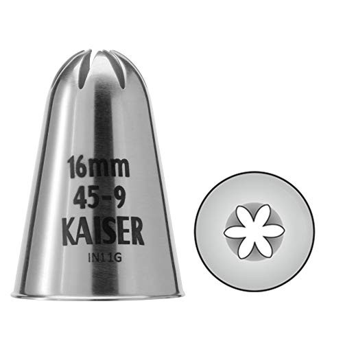 (TG. 40 cm) Kaiser Set pasticerria con sac Poche e 5 beccucci, 7 Pezzi ...