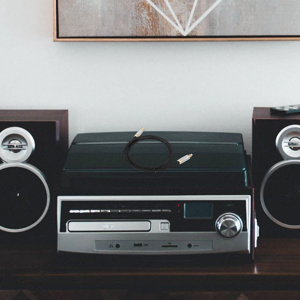 Digital Audio Optical Cable 1 Meter Optic Male to Male Cord Digital ...