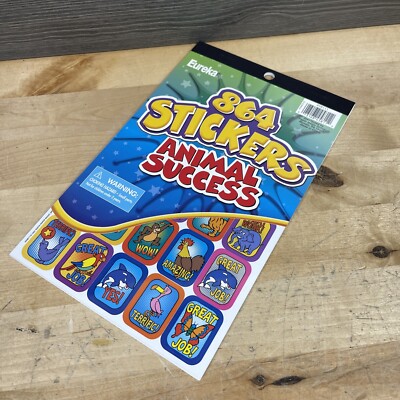 Eureka Animal Stickers Reward Stickers For Teachers and Students, 864 ...