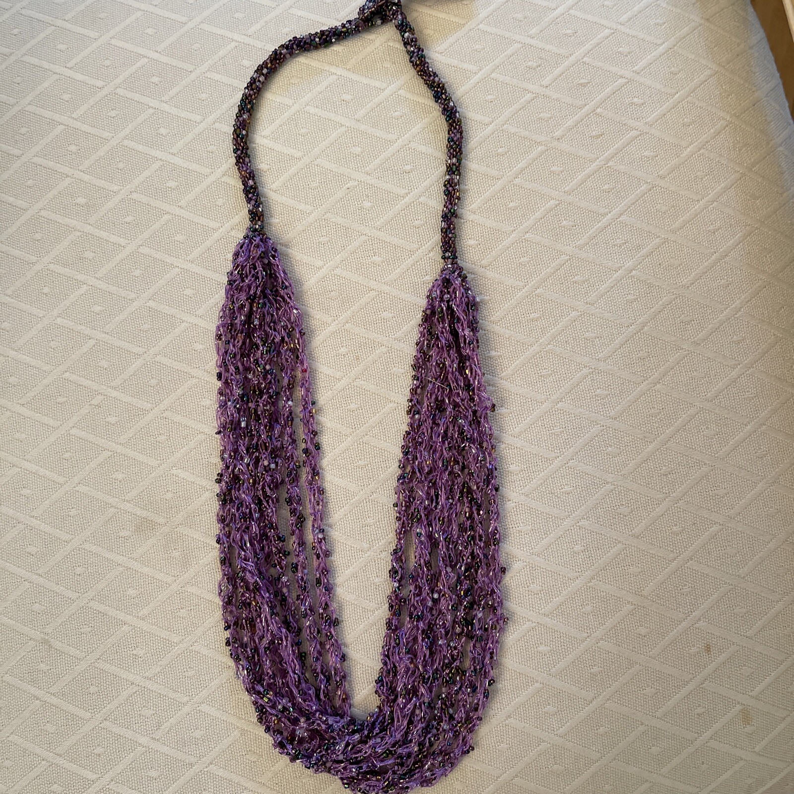 Himalayan Gems Potay Nepal Beaded Multi Strand String Necklace New! | eBay