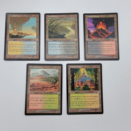5 Dual Land - Invasion - 1x of each - MP-NM - Sets - Magic MTG FTG | eBay