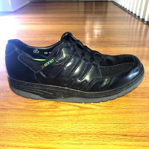 Sano by Mephisto Escape Rocker Men Size 11 Black Leather Mesh Walking ...