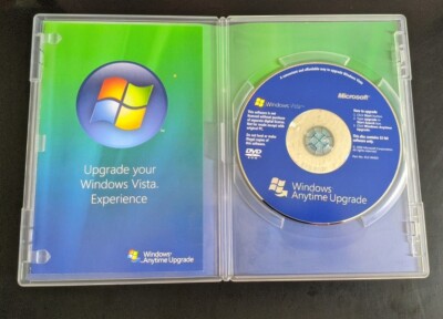 Microsoft Windows Vista Experience Anytime Upgrade Disc 32 Bit DVD | eBay