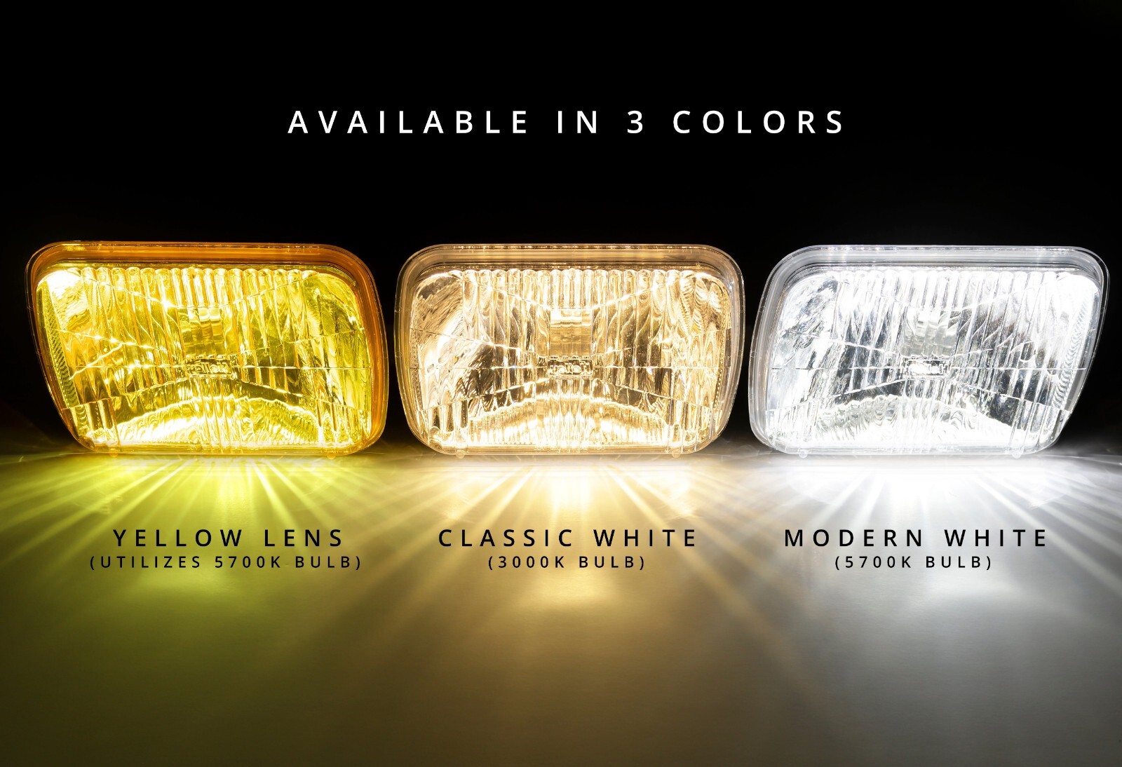Holley RetroBright LFRB150 5x7 Rectangle LED Headlight Lamp Modern ...