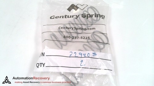 CENTURY SPRING 72940 MUSIC WIRE COMPRESSION SPRING, SEE DESC #322313 | eBay