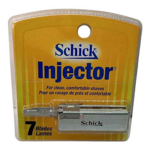 Schick Injector Razor Blades 7 Pack Stainless Steel For Clean ...